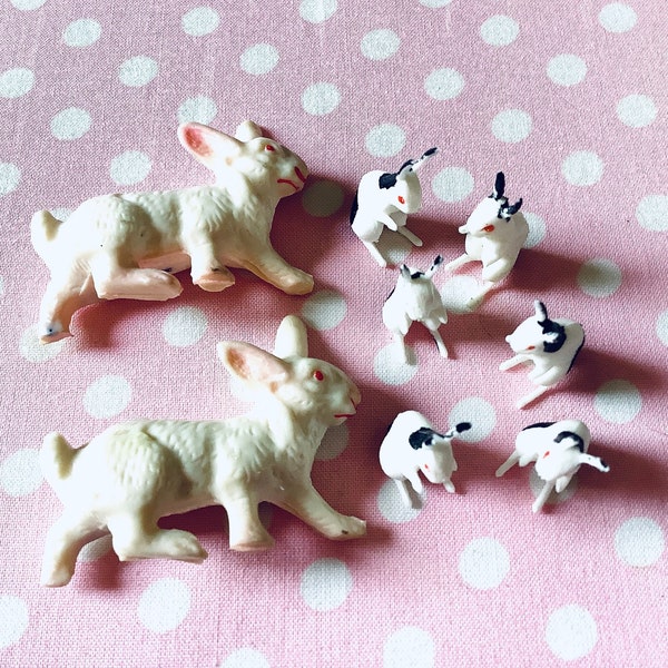 Plastic Rabbit Figurine - Etsy