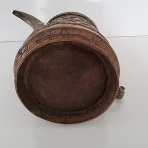 Antique Indian Coffee Pot, Kashmir, Hammered Copper, 11" Tall ...