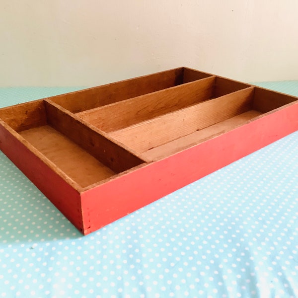 Wood Silverware Tray - Etsy