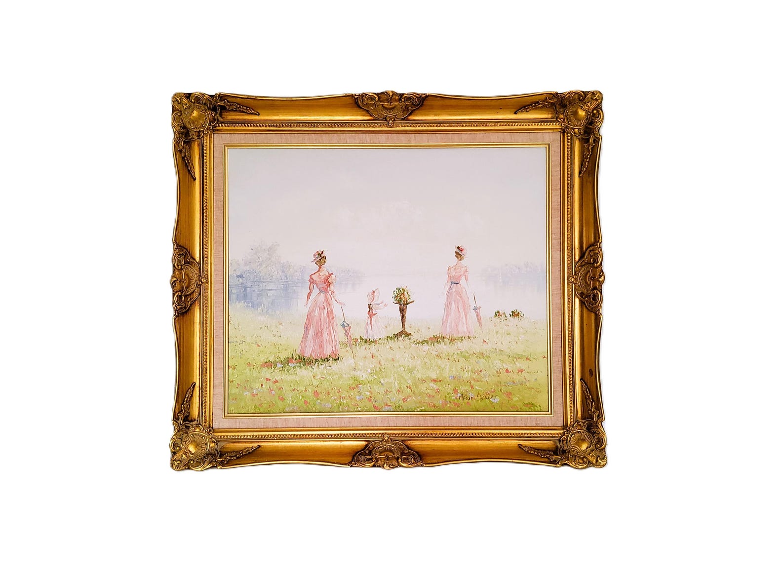 Marie Charlot painting, victorian painting, oil painting, woman in ...
