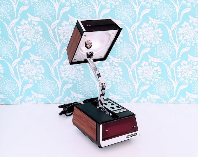 Vintage Spartus Desk Lamp, Radio Lamp, High Intensity, LED Alarm Clock ...