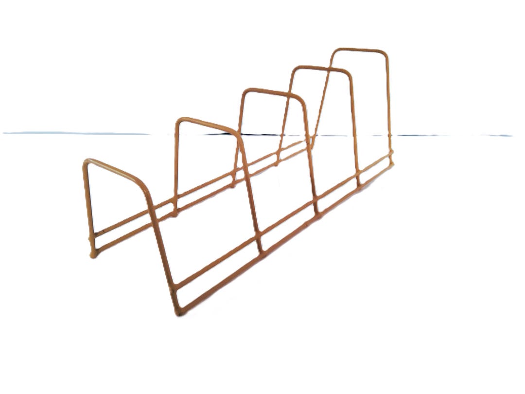 Orange Dish Rack, Tan Dish Organizer, Wire Dish Rack, Pink Plate Rack ...