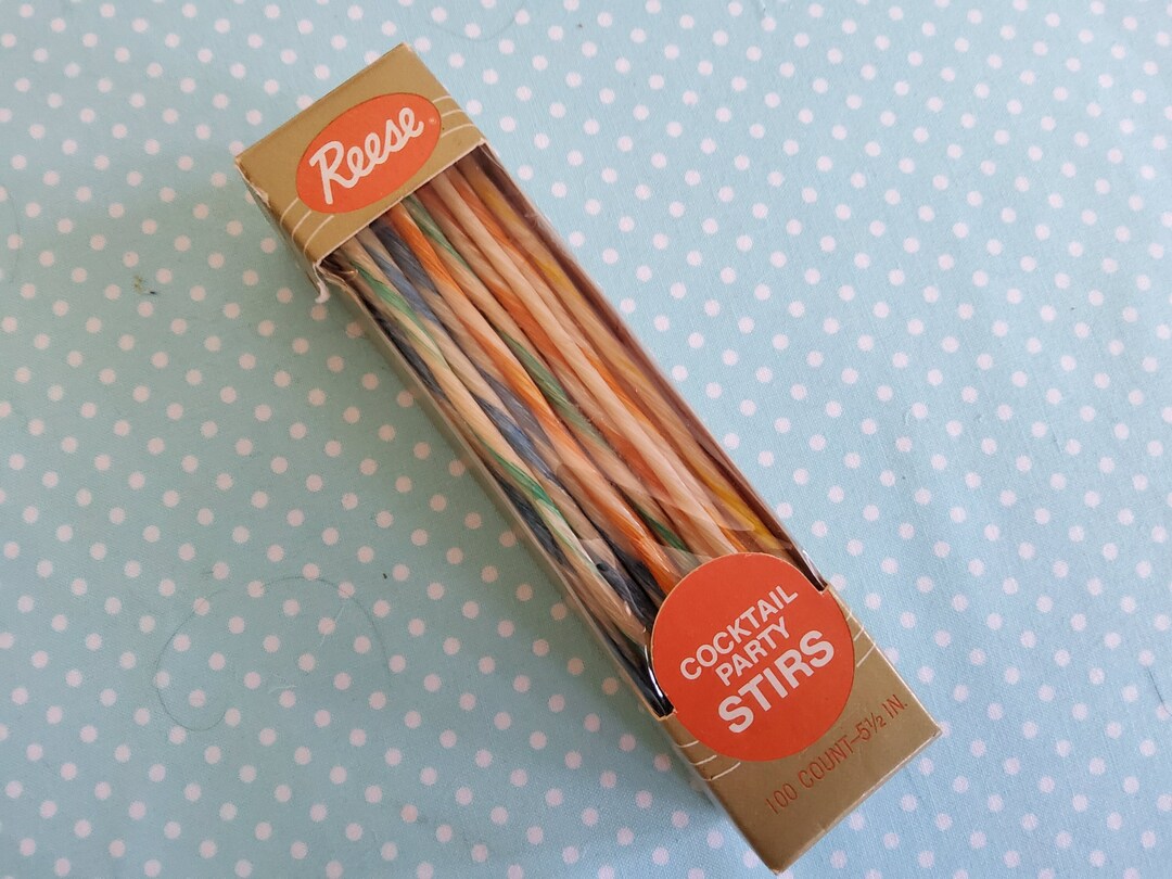 NEW Cocktail Stirrers, Reese, Cocktail Party Stirs, Swizzle Sticks ...