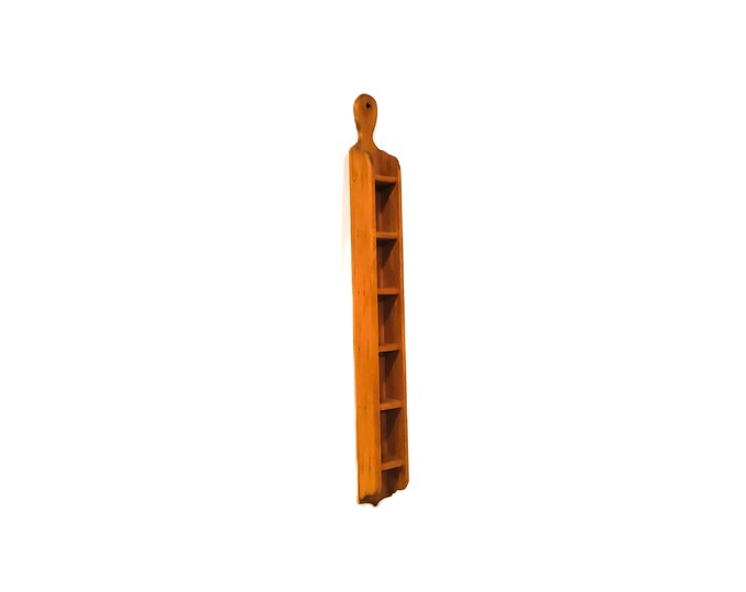 Vintage Knick Knack Shelf, Wooden Shelf, Small Shelf, Narrow Shelf ...