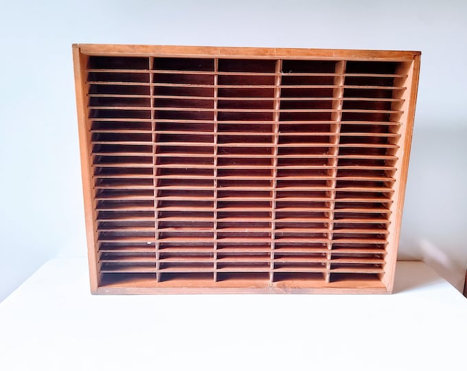 Wooden 100 Cassette Holder, Cassette Rack, Napa Valley, Pine, Tape ...