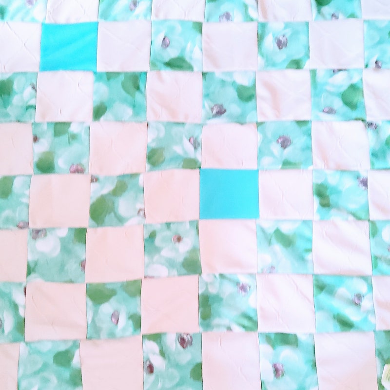 Aqua Quilt - Etsy