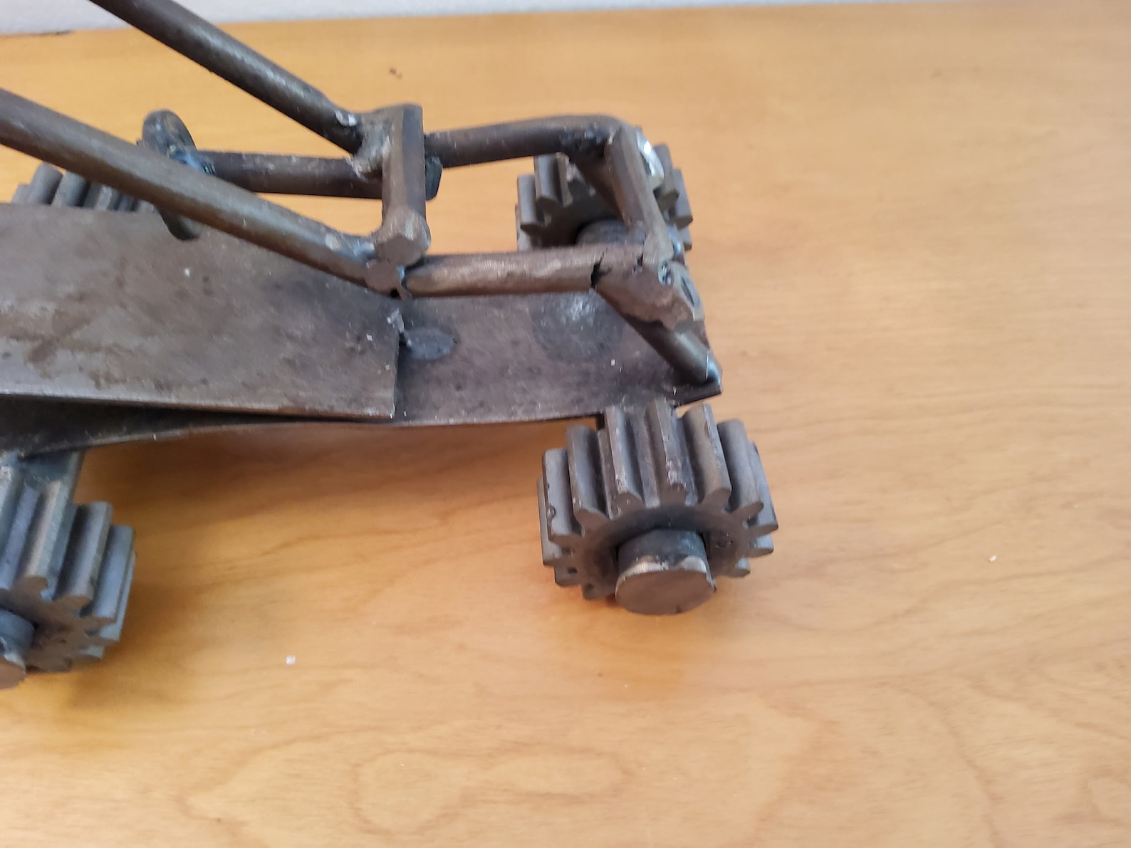 Welded Car Sculpture, Metal Sculpture, Metal Car, Nuts and Bolts ...