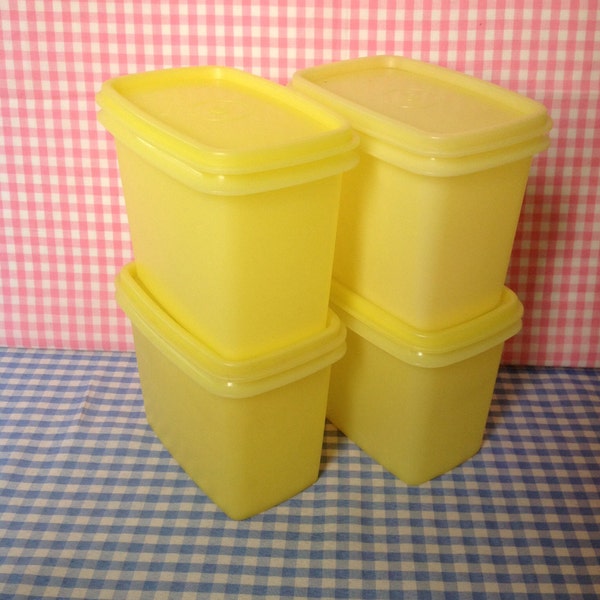 Yellow Tupperware - Etsy