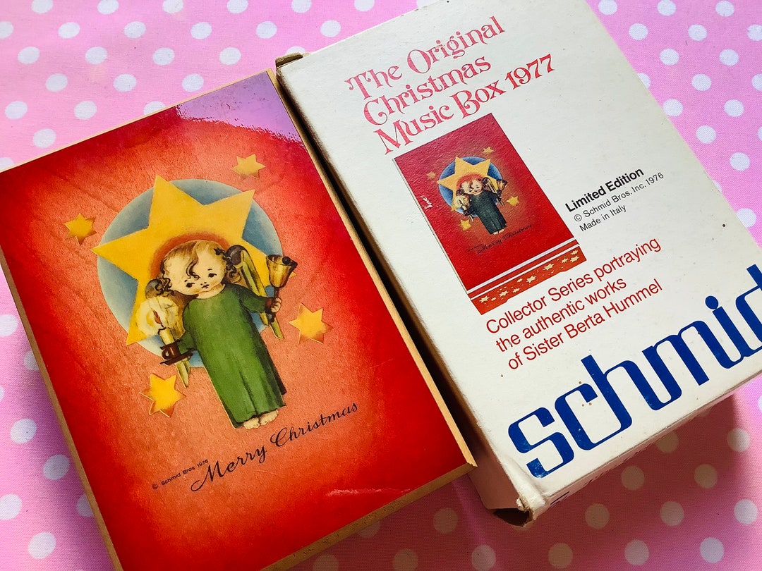 New Hummel Music Box, Wooden Music Box, Christmas Music Box, Christmas ...