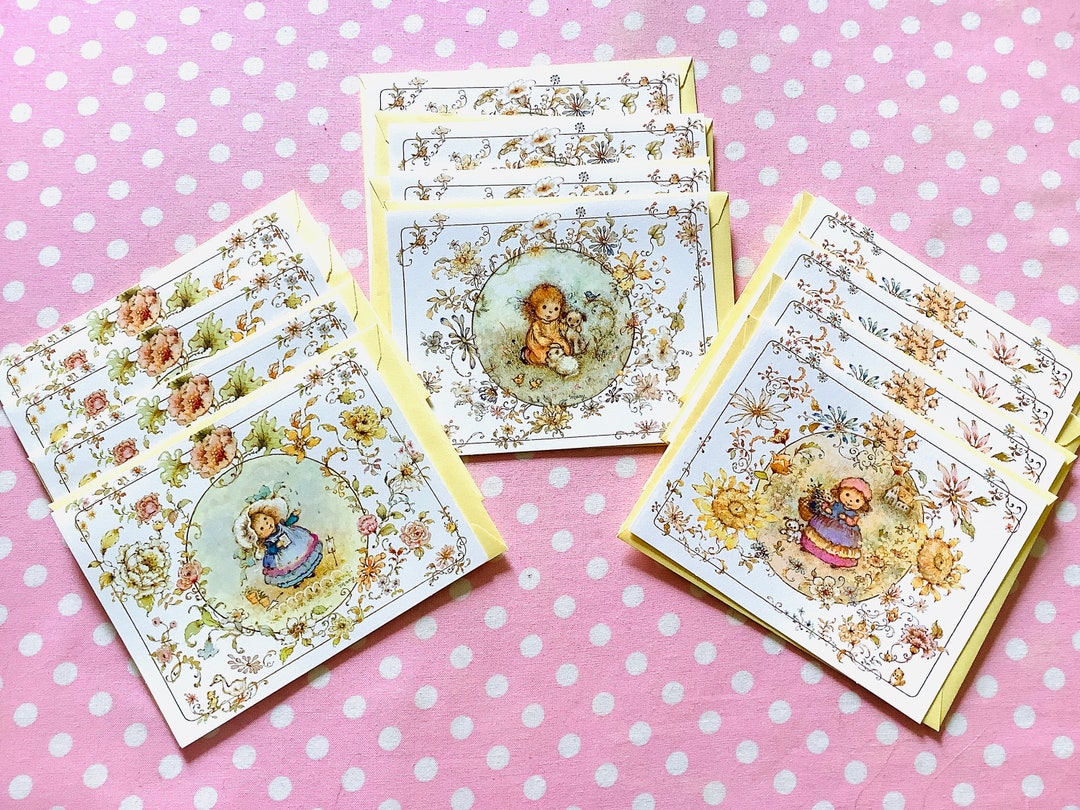 3 Vintage Hallmark Mary Hamilton Cards, Blank Cards, 1970's Hallmark ...
