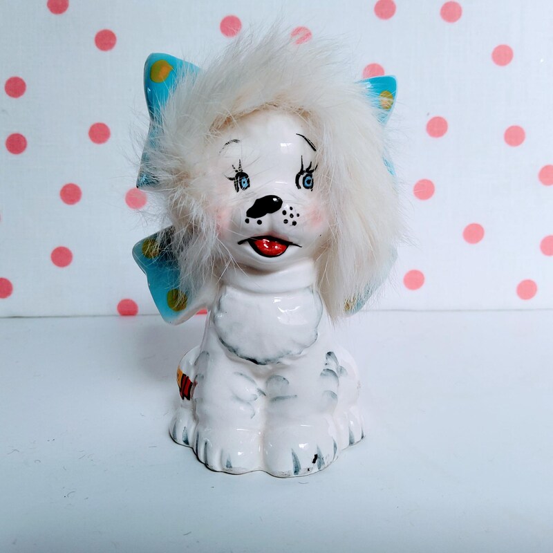 Kitsch Dog Figurine - Etsy