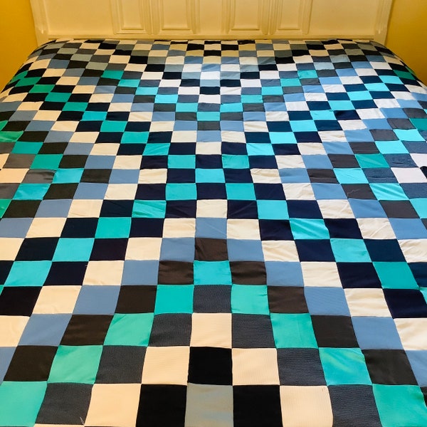 Aqua Quilt - Etsy