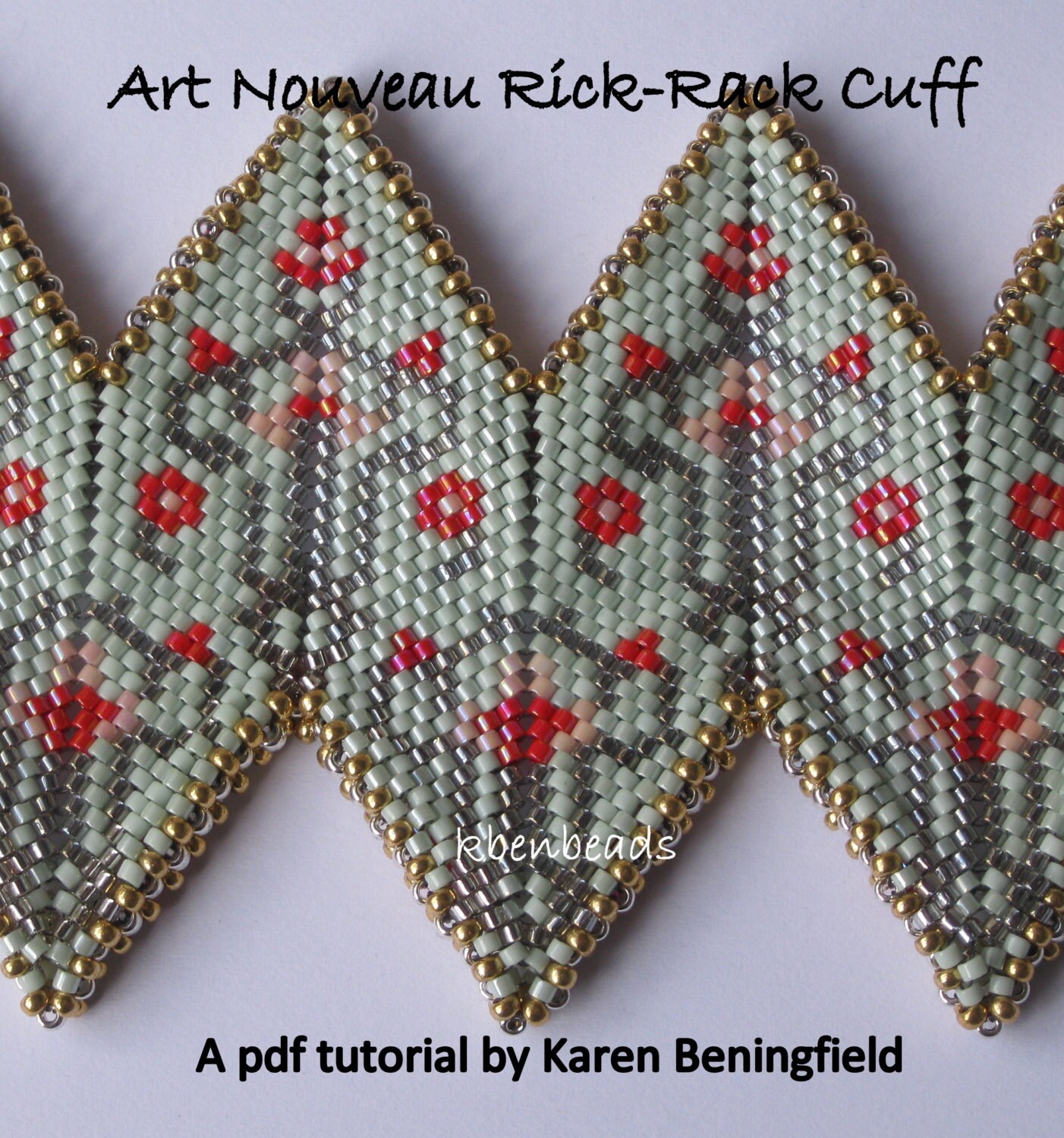 Art Nouveau Rick-rack Cuff Tutorial - Etsy