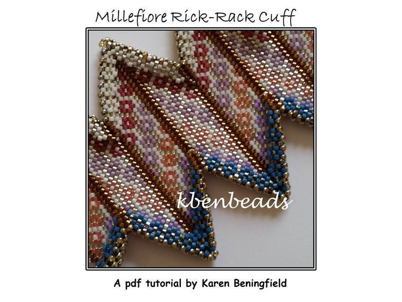 Millefiore Rick-rack Cuff - Etsy
