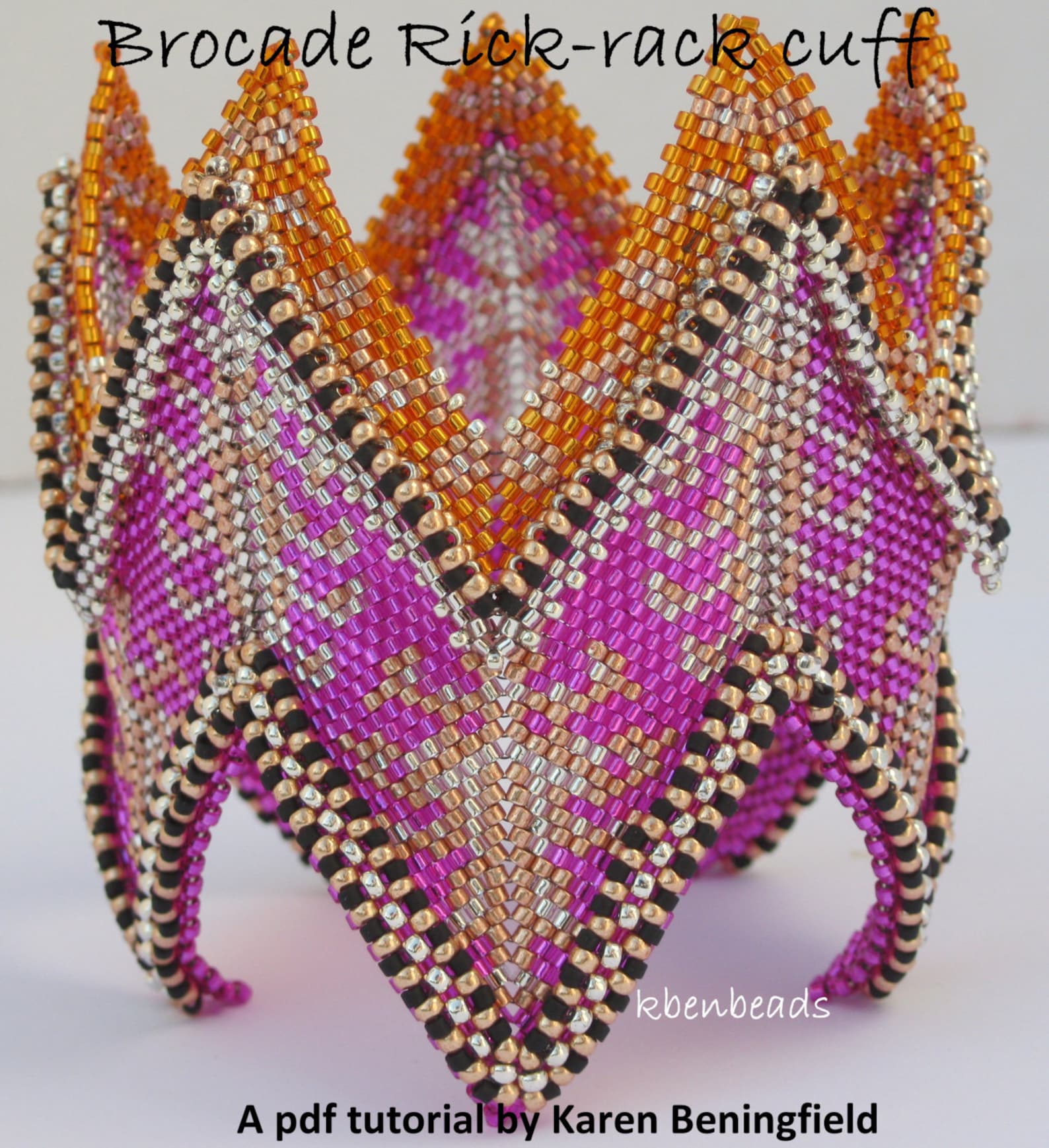 Brocade Rick-rack Cuff Tutorial - Etsy