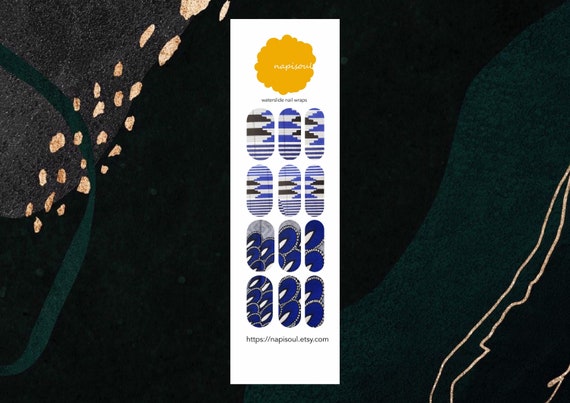 Mel Ankara Waterslide Nail Decals - Etsy