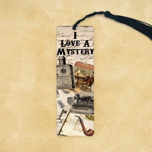 Detective Sherlock Mystery Theme Bookmark Graphic - Instant Download - Etsy