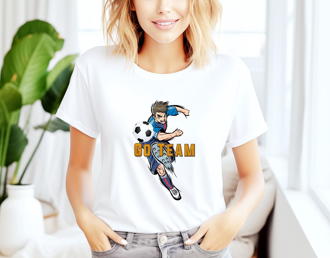 Soccer Go Team Orange Lettering Sublimation Design PNG Graphic - Tshirt ...