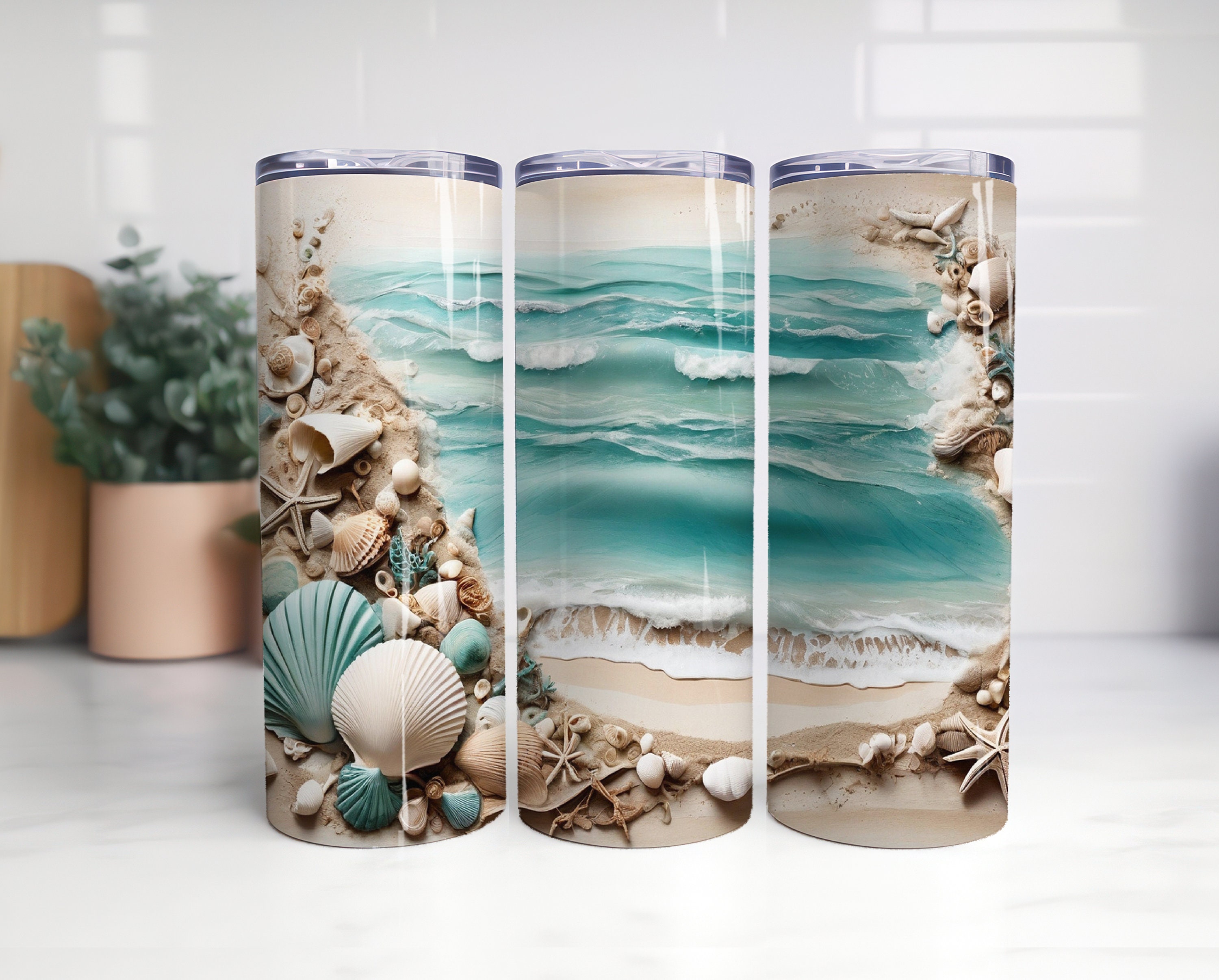 Sea Shells on Beach - Nautical - Instant Download PNG - Sublimation ...