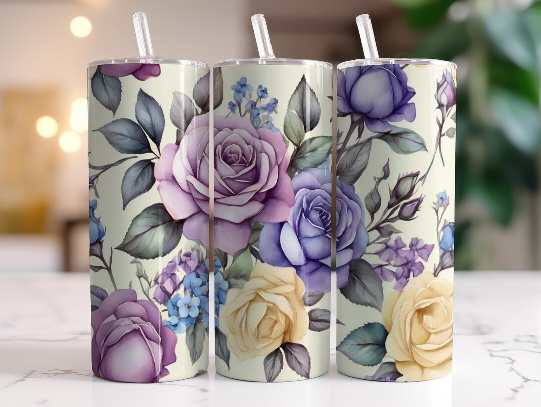 Pink Purple and Yellow Roses DIGITAL ONLY Instant Downloadable Graphic ...