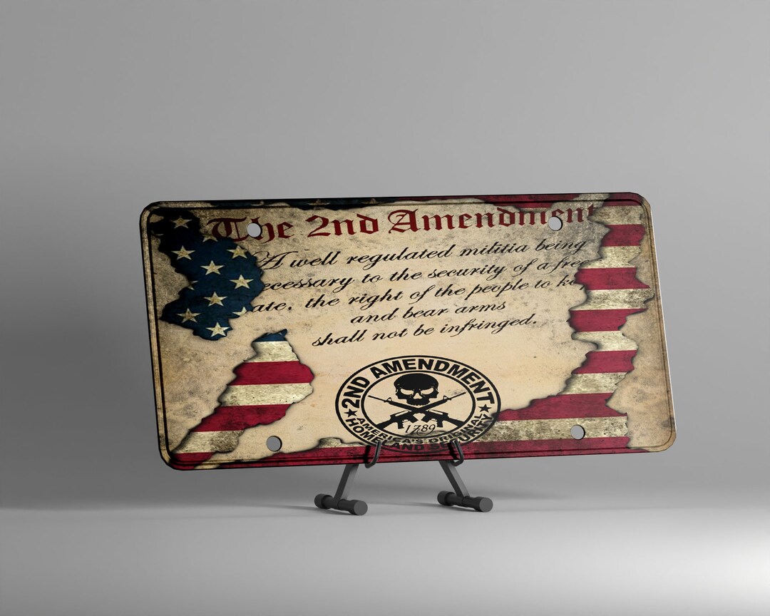 The Second Amendment on Flag - Instant Download Graphic - Sublimation ...