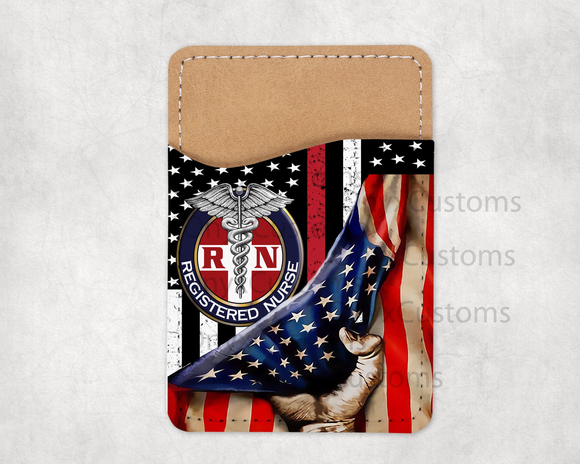 9 Patriotic Military Graphics Card Holder Phone iPhone Wallet Credit ...