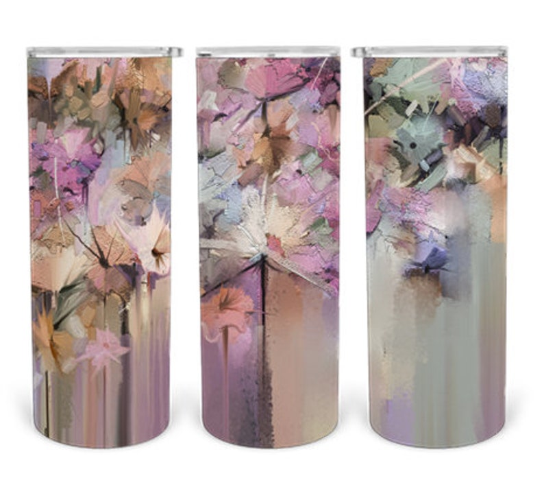 Floral Board Design Instant Download Graphic 20oz Skinny - Etsy