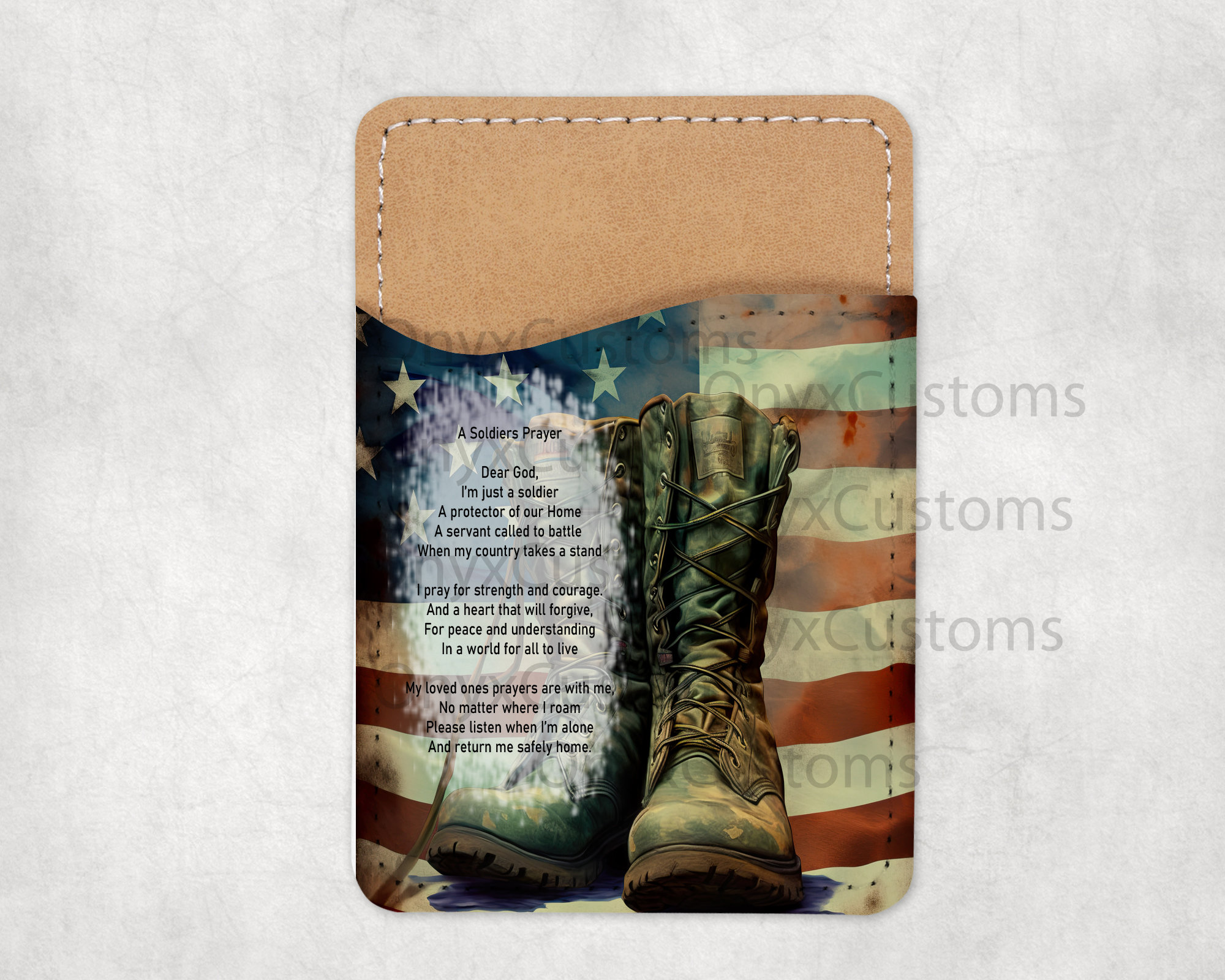 9 Patriotic Military Graphics Card Holder Phone iPhone Wallet Credit ...