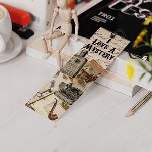 Detective Sherlock Mystery Theme Bookmark Graphic - Instant Download - Etsy