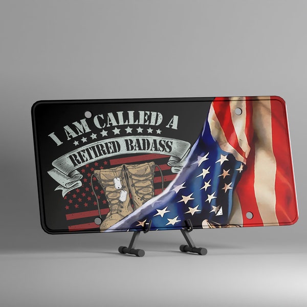 Badass License Plate - Etsy