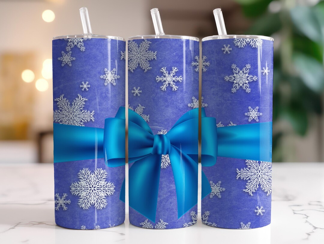Blue Package - Instant Download Graphic - 20oz Skinny Tumbler Wrap ...