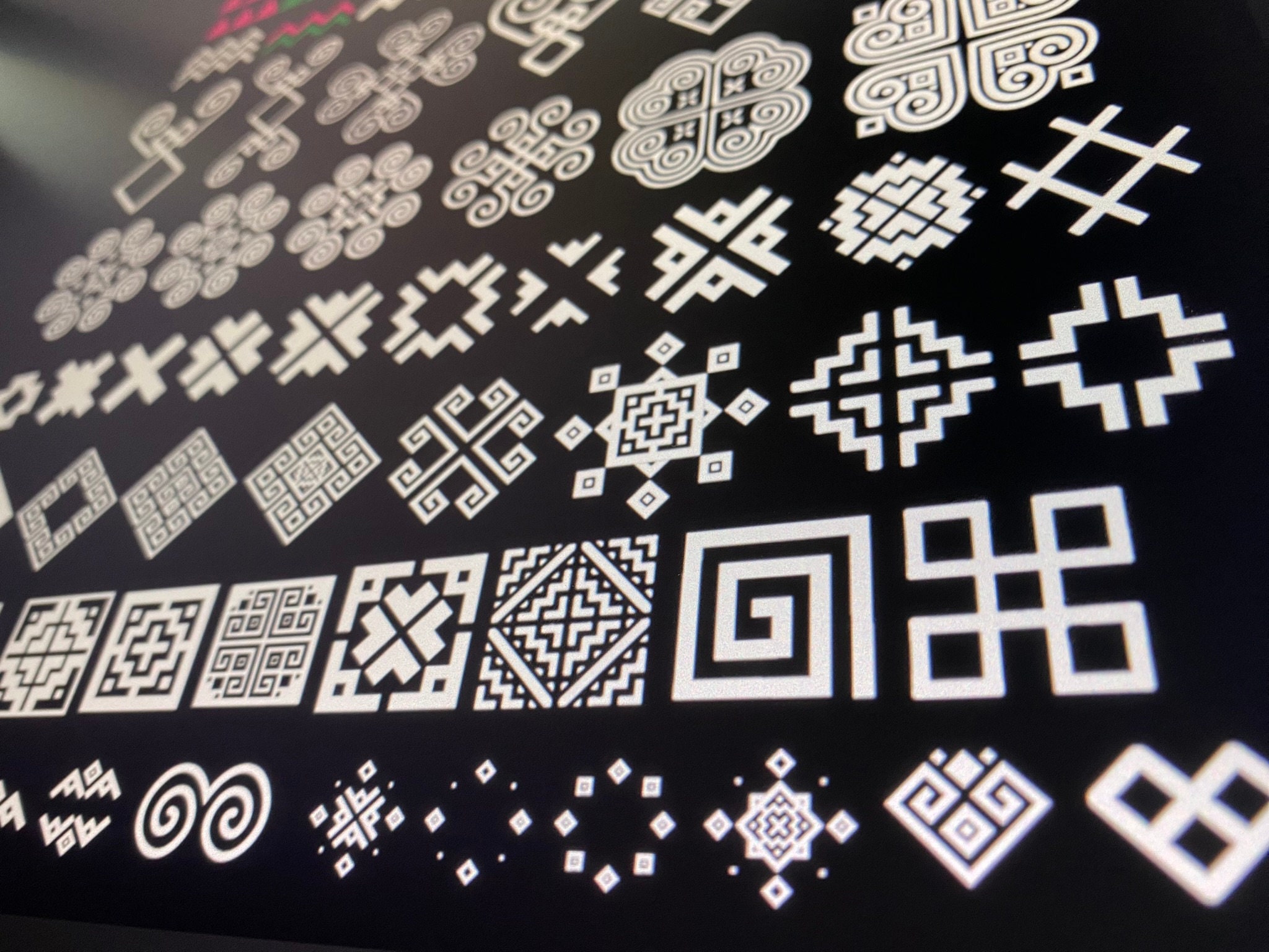Hmong Designs & Motifs Vector Brushes Remix Kit - Etsy