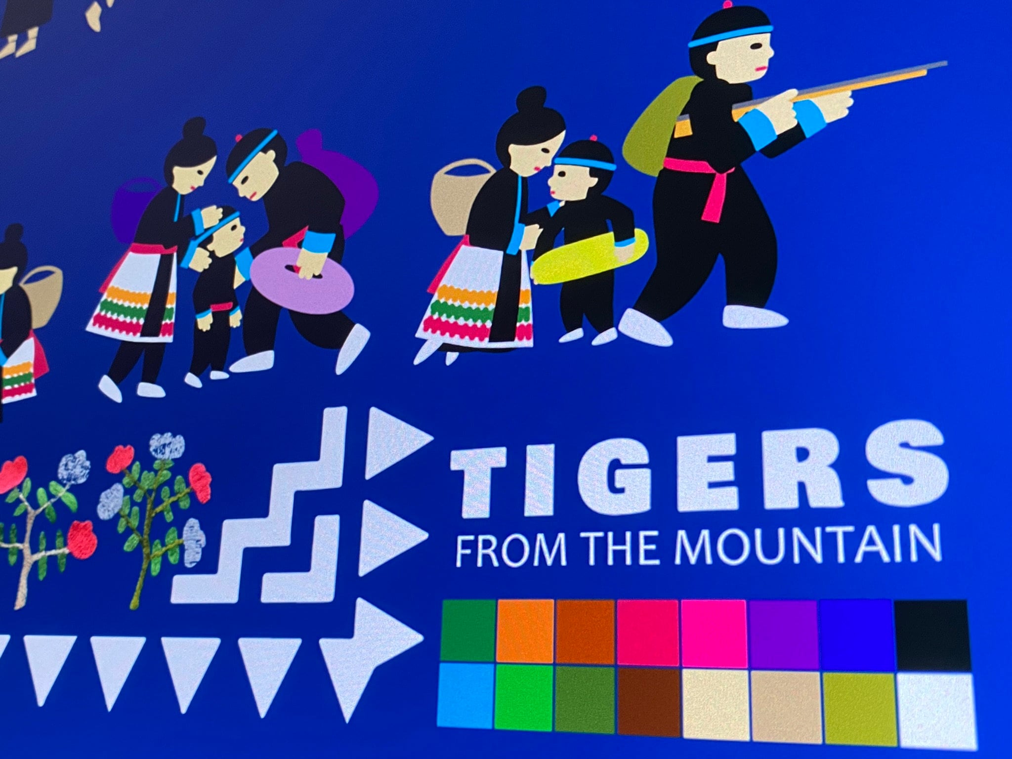 Hmong Story Cloth Vector Character Designs & Animation Kit - Etsy