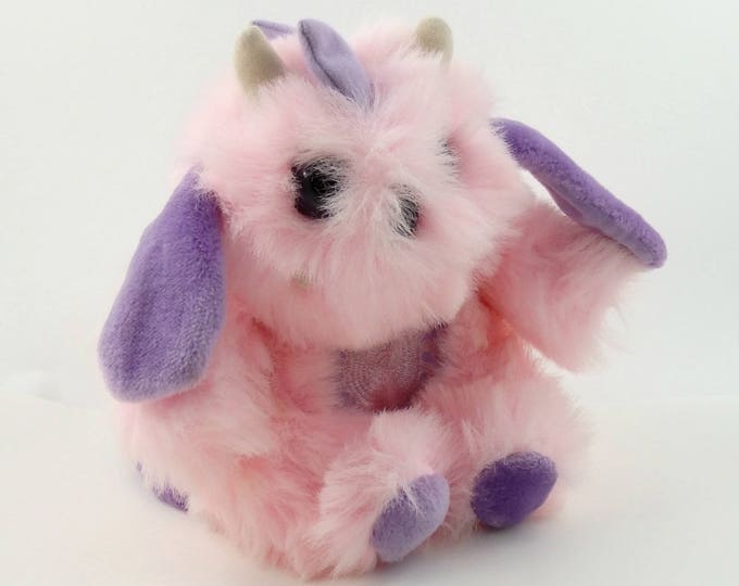 Vintage 80s Furry Monster Plush, Therapy Toy, La Oof, Silly Monster ...