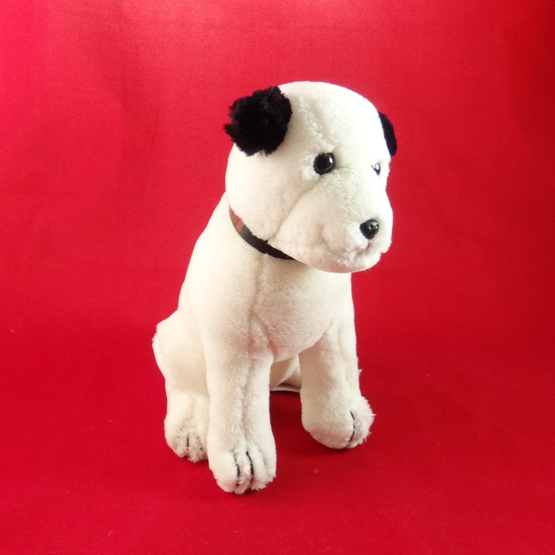 Vintage 90s Dakin RCA Dog Plush Toy, Nipper Stuffed Dog Plushie ...