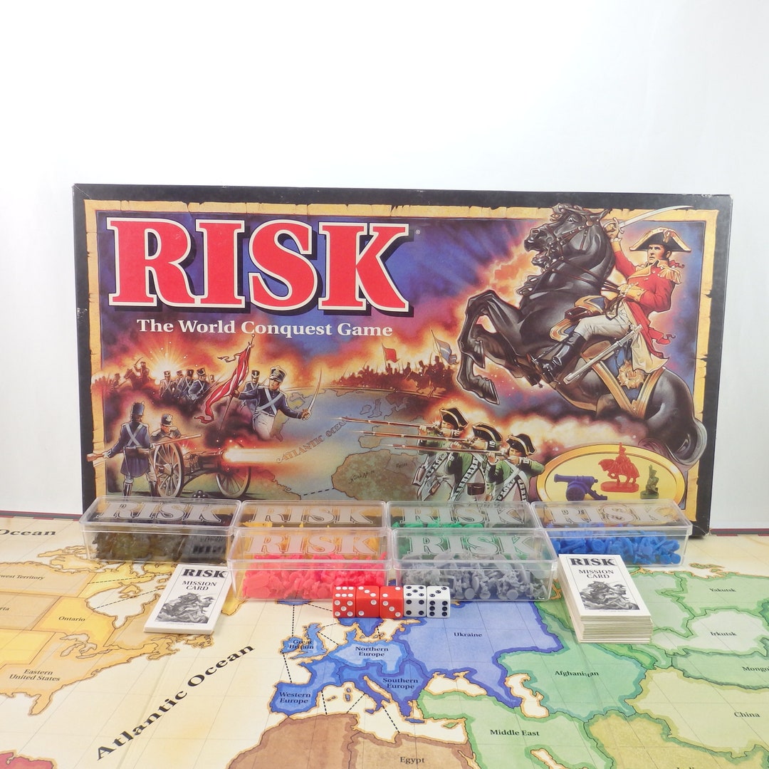 Vintage Risk Game 1993 Parker Brothers World Conquest Risk - Etsy