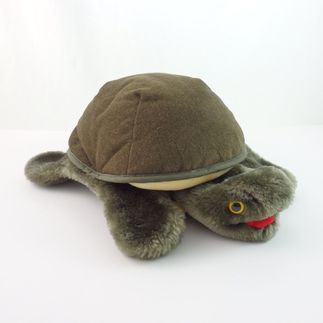 Vintage Folkmanis Folktails Turtle Puppet, Tortoise Plush Turtle Puppet ...