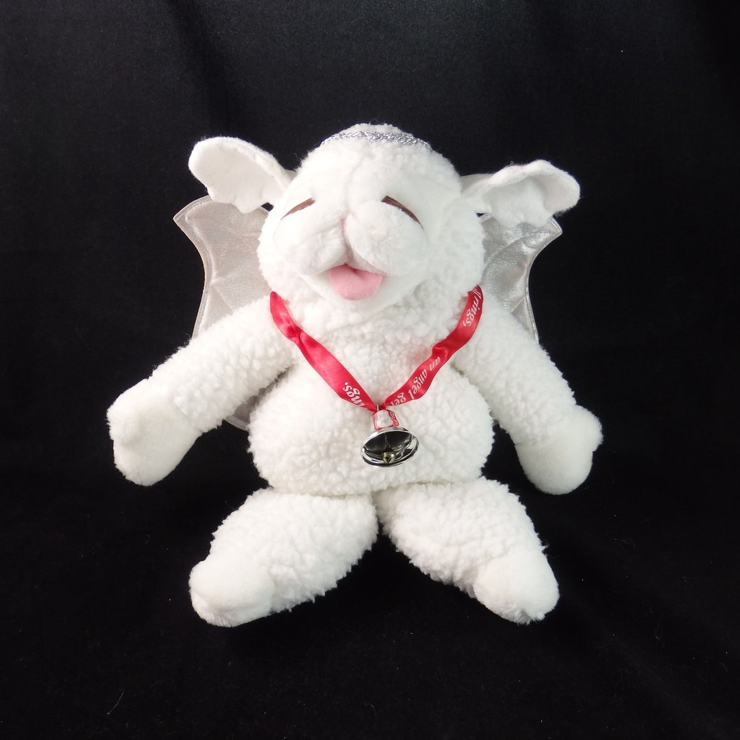 Vintage Shari Lewis Christmas Angel Lamb Chop Puppet, Hand Puppet, Lamb ...
