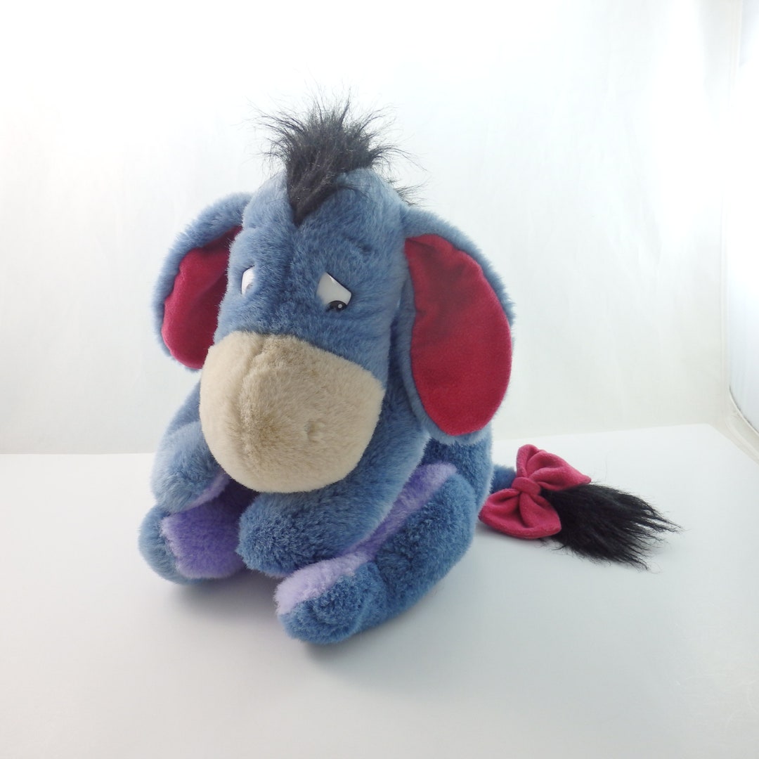 Vintage Eeyore Plush Toy, Stuffed Animal, Stuffed Eeyore Plushie ...