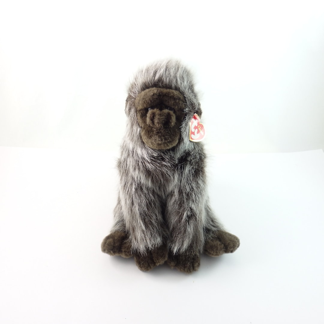 Vintage Ty Gorilla Plush Toy Rumbles, Stuffed Animal, Plush Gorilla Toy ...