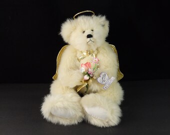 Annette Funicello Charity Ivory Mohair Angel Bear with COA Toys & Games ...