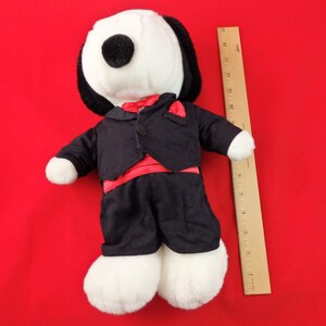 Vintage Tuxedo Formal Snoopy Plush Toy, Peanuts Plush Dog, Stuffed ...