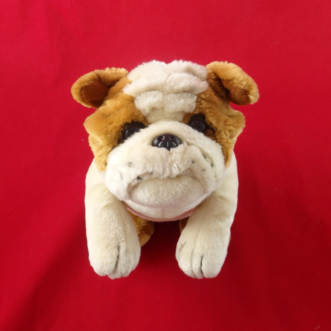 Vintage Unipak Bulldog Plush Toy, Plush Bulldog Puppy, Dog Plush ...