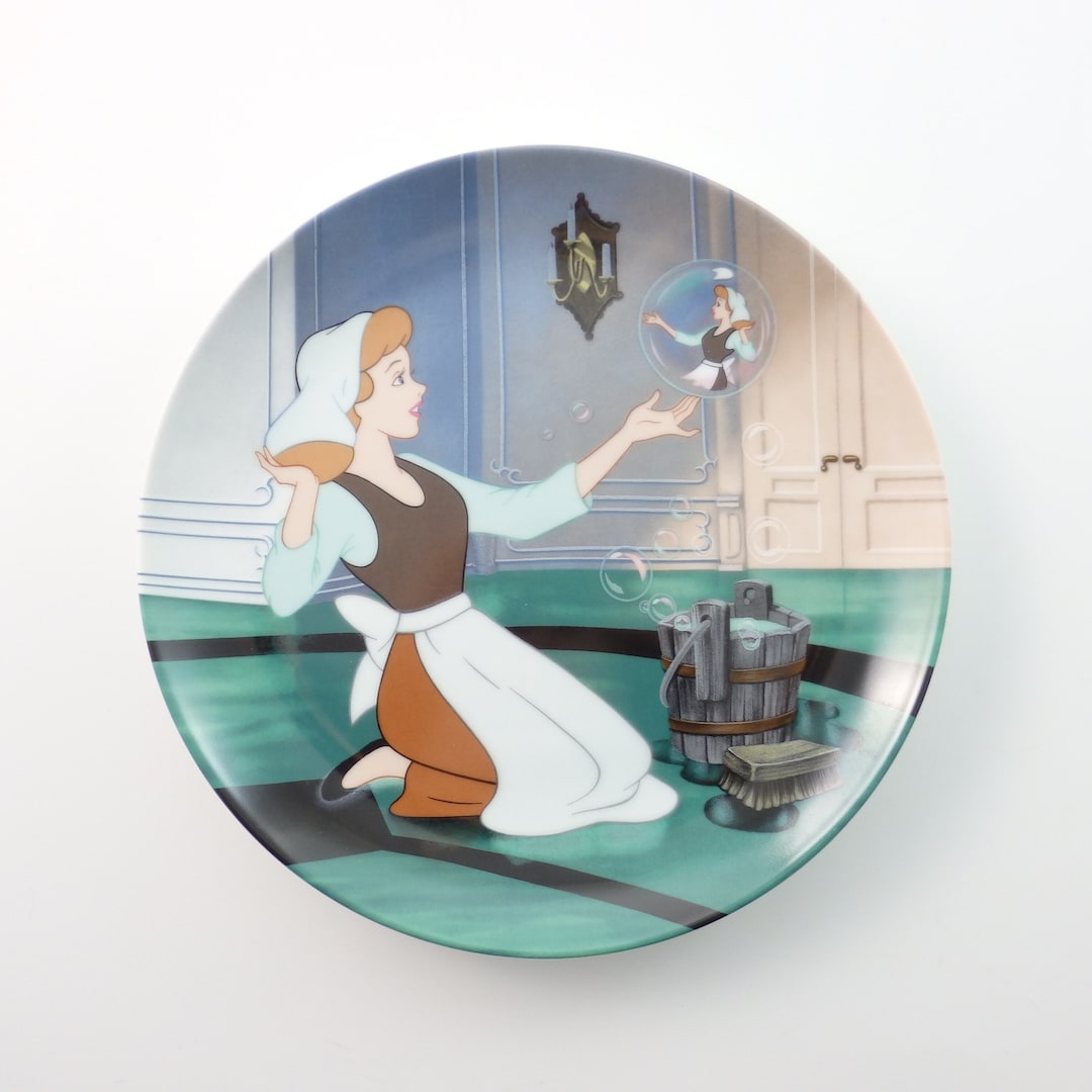Vintage Cinderella Plate 1989, Sing Sweet Nightingale, Disney Princess ...