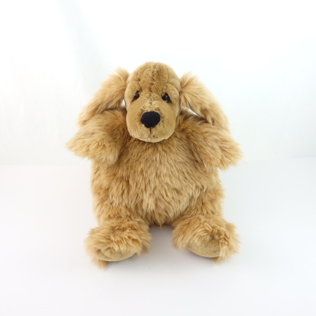 Vintage Unipak Cocker Spaniel Plush Toy, Chubby Dog Plush, Stuffed ...