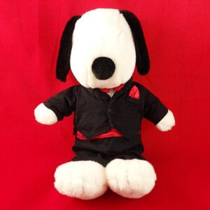 Vintage Tuxedo Formal Snoopy Plush Toy, Peanuts Plush Dog, Stuffed ...