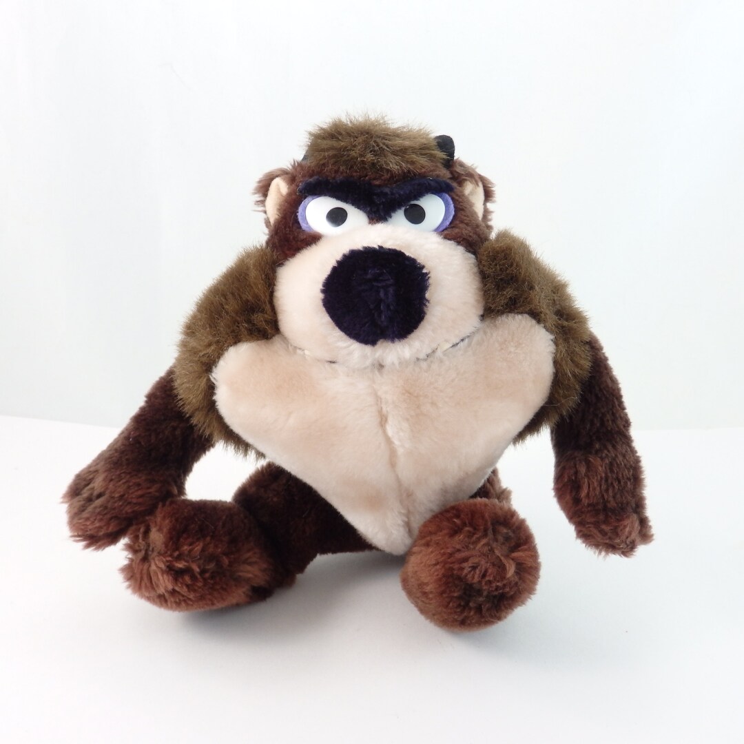 Vintage Taz Plush Toy, Taz Tasmanian Devil, Looney Tunes Plush, Stuffed ...