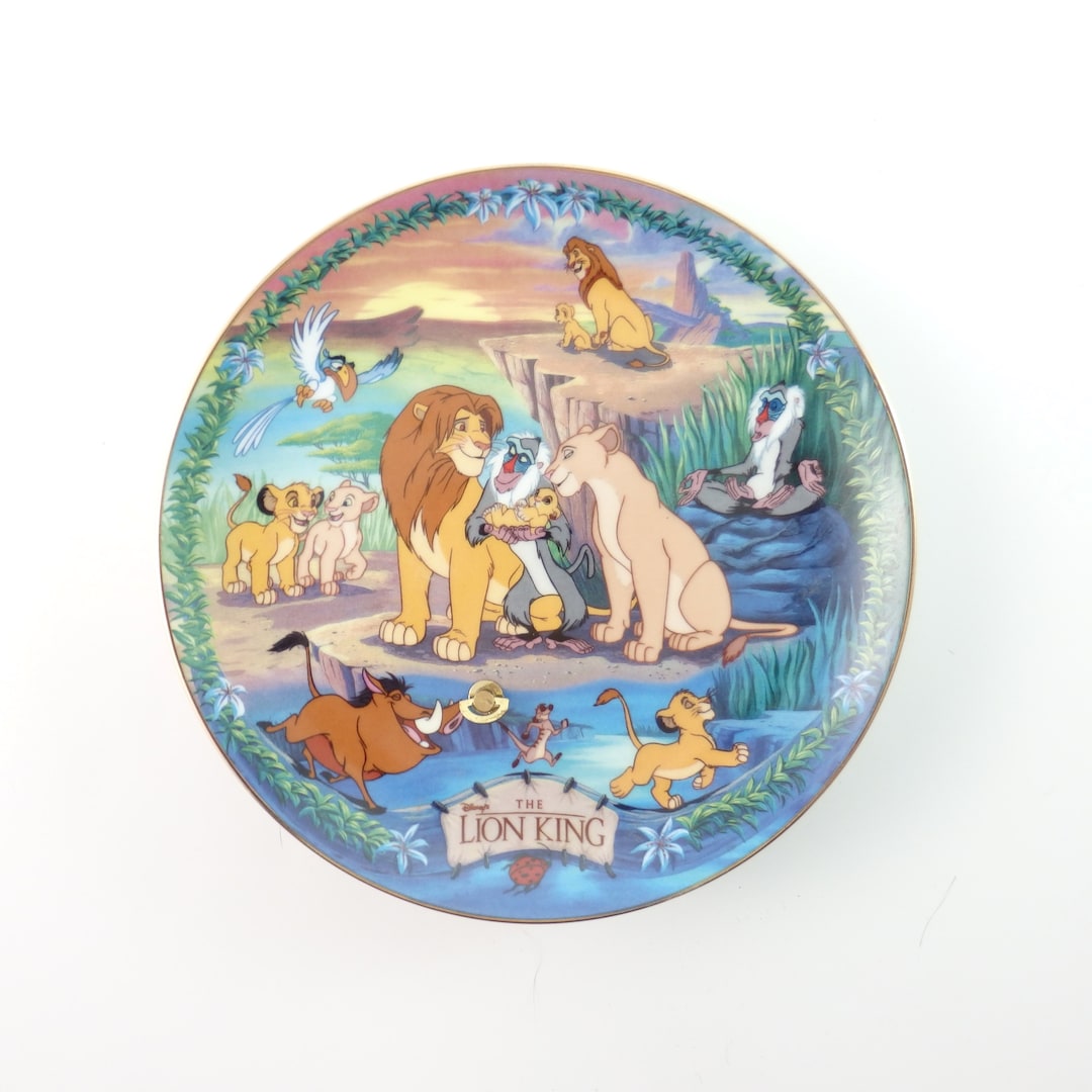 Vintage the Lion King Plate, Disneys Musical Memories, Future King of ...