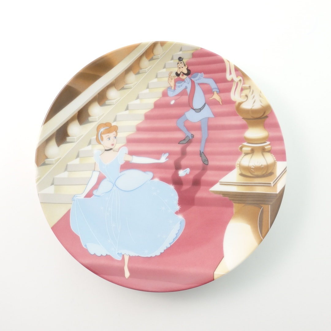 Vintage Cinderella Plate 1990, the Stroke of Midnight, Disney Princess ...