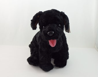 Black Stuffed Dog - Etsy